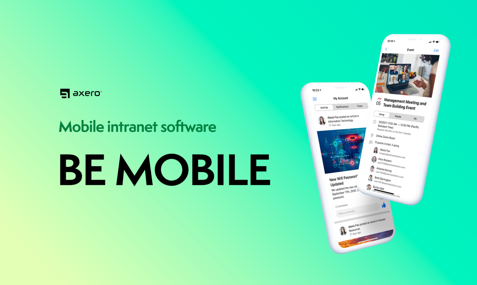 Best Mobile Intranet App for Employee Communication - Axero Solutions